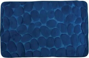 MSV PEBBLES tmavě modrá / Koupelnová předložka / 50 x 80 cm / polyeste