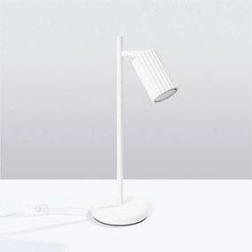 Sollux Lighting Stolní lampa KARBON bílá