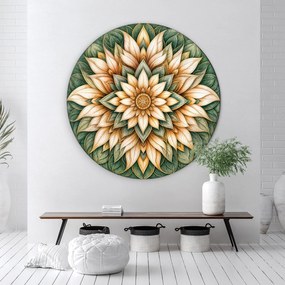DUBLEZ | Květinová mandala - Srdce džungle | UV tisk, Premium