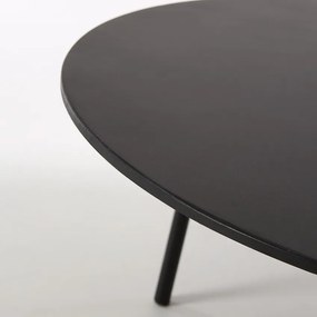 Černý betonový konferenční stolek Kave Home Mathis 70 cm
