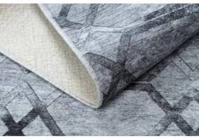Dywany Luszczow Dětský kusový koberec MIRO 51805.803 pratelný  Geometrická, laťková mříž protiskluz, šedá Rozměr koberce: 160 x 220 cm
