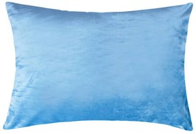 XPOSE® Mikroplyšový povlak na polštář - nová modrá 70x90 cm