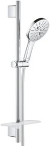 Grohe Rainshower SmartActive - Sada sprchové hlavice 130, 3 proudy, tyče 600 mm a hadice, chrom 26546000