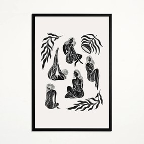 Kristína Babulicová | Tiché múzy Rám: Černý, Velikost: 30 x 20 cm