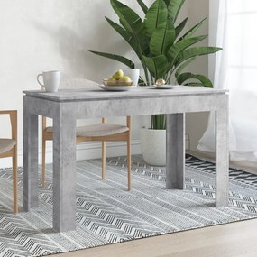 Jídelní stůl betonově šedý 120 x 60 x 76 cm kompozitní dřevo