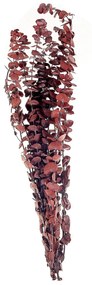 Kytice sušených květin 56 cm tmavě červená BADAJOZ Beliani