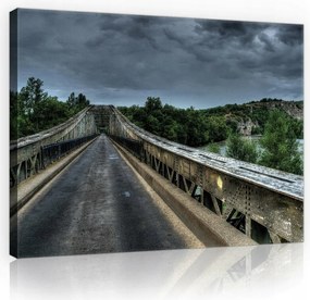 Obraz 80x60 Tichý břeh odrazů v zelené přírodě v domě Klid