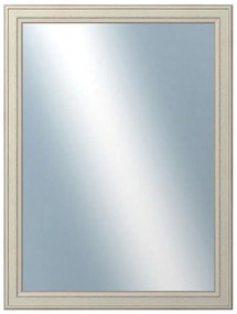 DANTIK - Zarámované zrcadlo - rozměr s rámem cca 60x80 cm z lišty STEP bílá (3018)
