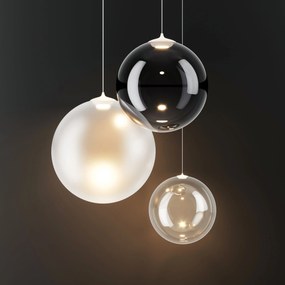 Lodes 17115 0027 Random Solo 28, závěs z čirého foukaného skla, 1x3W LED 2700K, prům.28cm