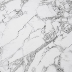 Jídelní stůl ARABESCATO – 200 × 100 cm, keramická deska 12 mm, zlatá podnož ANCONA M