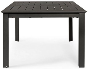 BIZZOTTO Rozkládací zahradní stůl KONNOR 160x110-160 cm antracit 0662756