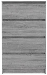 Příborník šedý sonoma 60 x 35 x 98,5 cm kompozitní dřevo