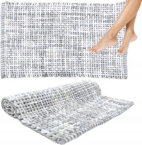 Koupelnový koberec Měkká teplá absorpční koupelnová podložka 60x100 Šedá