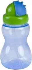 CANPOL BABIES Láhev sportovní se slámkou malá- modrá 270 ml