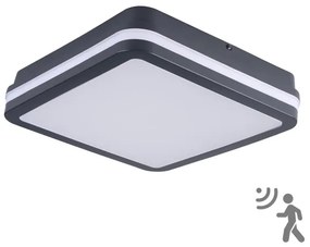 Brilagi - LED Venkovní svítidlo se senzorem BENE LED/24W/230V 26x26 cm IP54