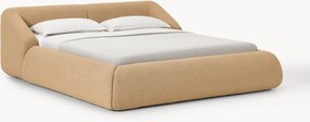 Čalouněná bouclé postel Sofia