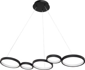 Toolight Rea, ZÁVĚSNÁ STROPNÍ LAMPA APP1923-CP BLACK, OSW-66065