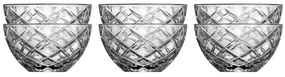 Lyngby Glas Skleněná miska Diamond 12 cm Clear (6 ks)