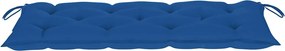 Zahradní lavice s poduškou 120 cm bambus 3063901