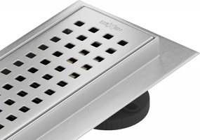 Mexen Flat nerezový sprchový žlab 50 cm vzor M08, 1025050-15