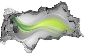 Wallmuralia Samolepící díra zeď 3D Abstrakce vlny 95x73 cm