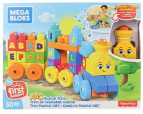 Mattel Mega Bloks Hudební vláček s písmenky FWK22