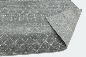 Tribeca Design Kusový koberec Dinamo Nomadic Dark Grey Rozměry: 80x150 cm