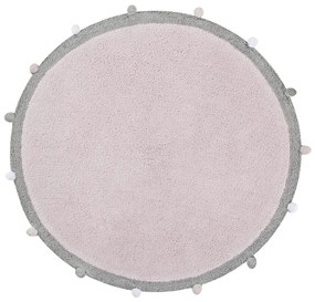 Lorena Canals koberce Přírodní koberec, ručně tkaný Bubbly Soft Pink Rozměry koberců: 120x120 (průměr) kruh