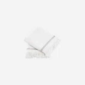 Bavlněné ručníky Grey Stripes 60x40 cm - set 2 ks Meraki
