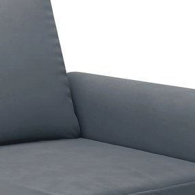 vidaXL 3dílná sedací souprava s polštáři samet [3202191] Barva: světle šedá