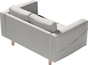 Potah na pohovku IKEA Norsborg 2-místná barva šedá látka pletený vzor
