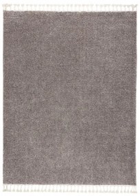 Kusový koberec Shaggy Berta hnědý 240x330cm