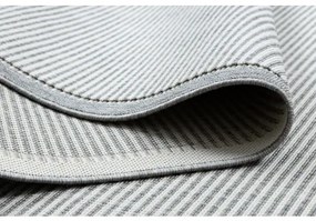 koberec SPRING 20411332 Čáry rám, smyčkový šedý velikost 120x170 cm | krásné koberce cz
