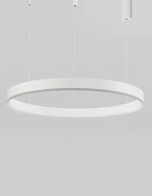 LED lustr Motif 80 bílé stmívatelné