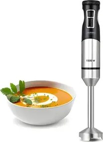 MPM MBL-33M černá / Ruční mixér / 1500 W / Turbo / 9 rychlostí