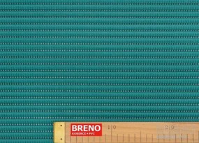 Breno Koupelnová pěnová předložka SOFTY-TEX 79850 zelená, šíře 65 cm, Zelená