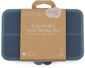 Melii snackle krabička na svačinu mini luxe modrá