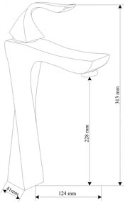 Mexen Estrella vanová sada DQ02, chrom - 72313DQ02-00