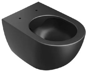 Ravak Chrome - Závěsné WC, RimOff, matná černá X01794