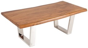 Designový konferenční stolek Massive, 110 cm, akácie  honey