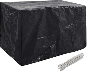 Plachty na zahradní nábytek 2 ks 8 oček 140 x 70 x 90 cm 279128