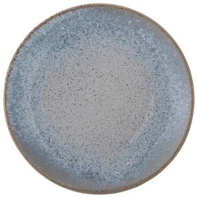 OnaDnes -20% Modrý kameninový talíř Bloomingville Paula 20 cm