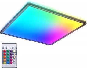 Stropní Svítidlo Lampa Na Dálkové Ovládání Led Panel Ultra Tenký 22W Led Rgb W Neutrální