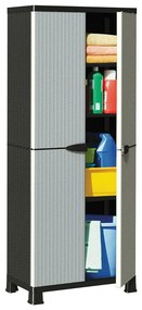 Plastová skříňka 68 x 39 x 171,5 cm ratanový design 337899
