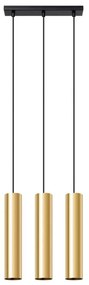 Sollux SL.1201 - Lustr na lanku LAGOS 3xGU10/10W/230V zlatá