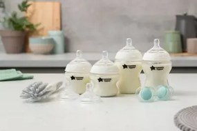 Tommee Tippee Sada kojeneckých lahviček C2N s kartáčem