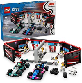 Lego city 60444 garáž f1 a vozy mercedes-amg a alpine 5702017812502
