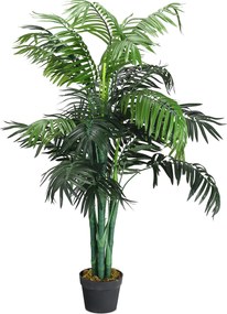 Costway Umělá rostlina Použitá umělá palma 110 cm/150 cm-110 cm, zelený