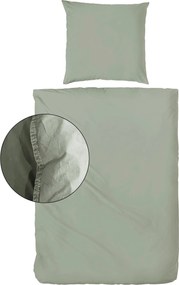 XXXLutz POVLEČENÍ, renforcé, olivově zelená, 135/200 cm - Online Only povlečení - 005695000406