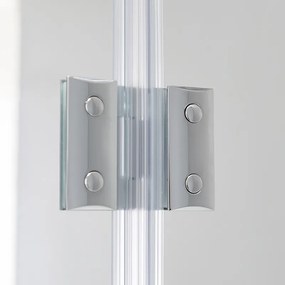 BPS-koupelny Čtvrtkruhový sprchový kout KZ92 90x90 chrom/transparent - bez vaničky